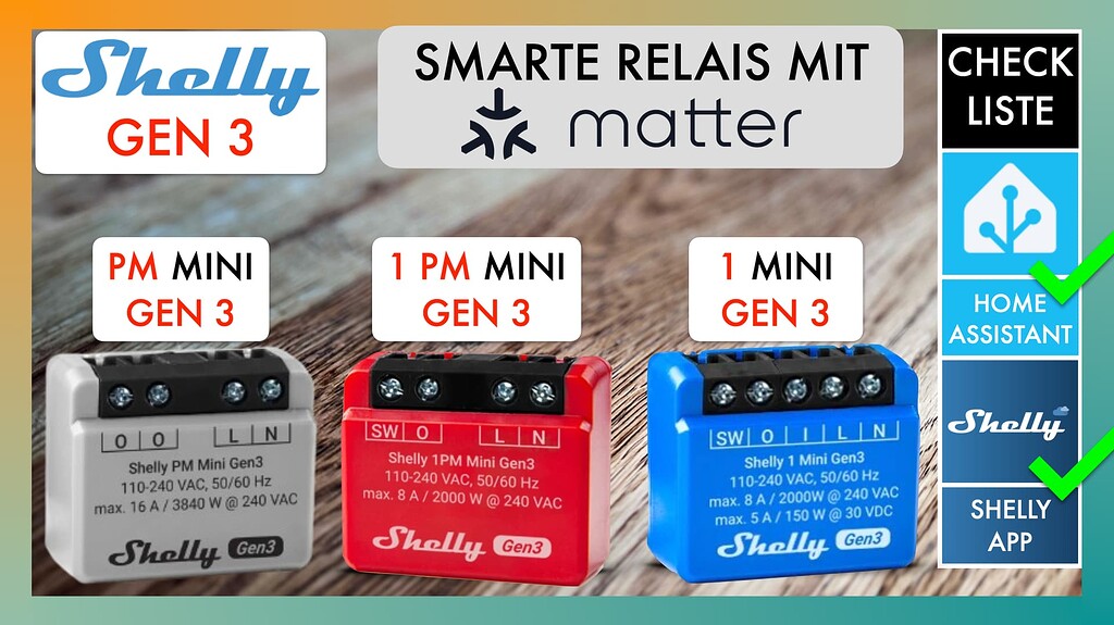 [Review] Shelly Gen3 / Shelly 1 Mini Gen3 / Shelly 1PM Mini Gen3 ...
