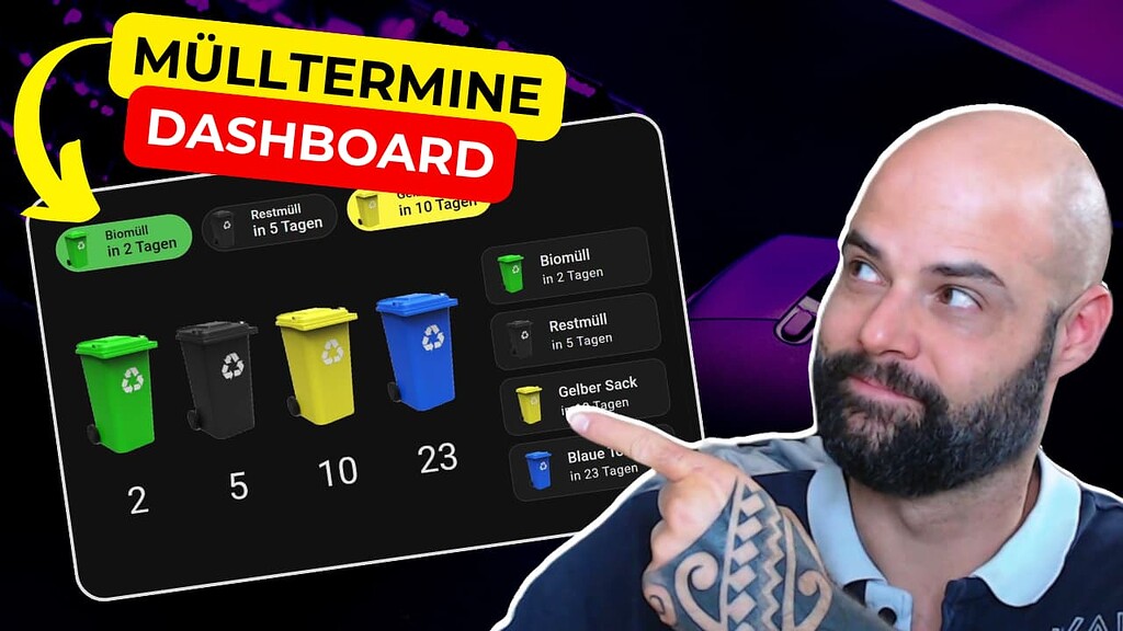 Müllabfuhr-Termine auf deinem Dashboard – So nutzt du die Home ...