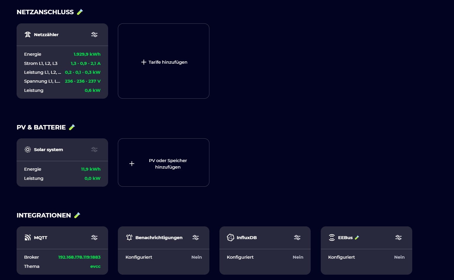 Home Assistant: EVCC Basisinstallation und Konfiguration - EVCC ...